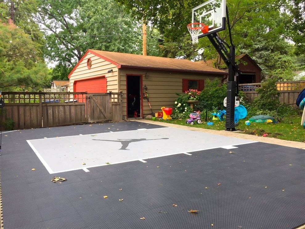 Small SNAPSPORTS Backyard Multi-Game Court - Landscape - Salt Lake City ...