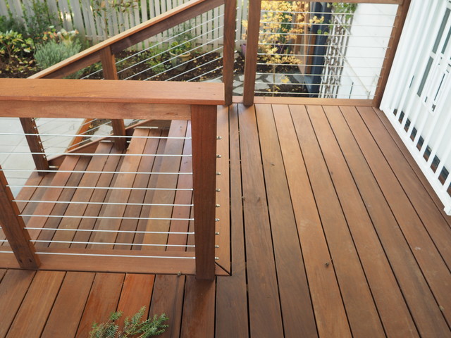 Smolski IPE deck with stainless steel cable railing - Industriel ...
