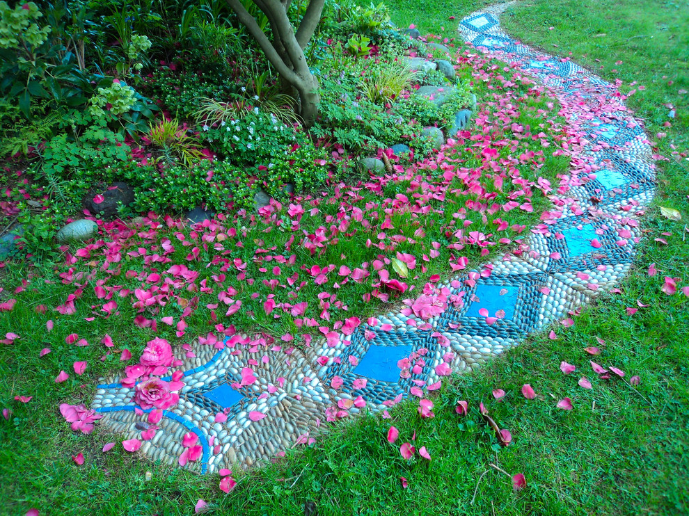 Snake in the Grass Pathway - Eclectic - Garden - Vancouver - by Pebble ...