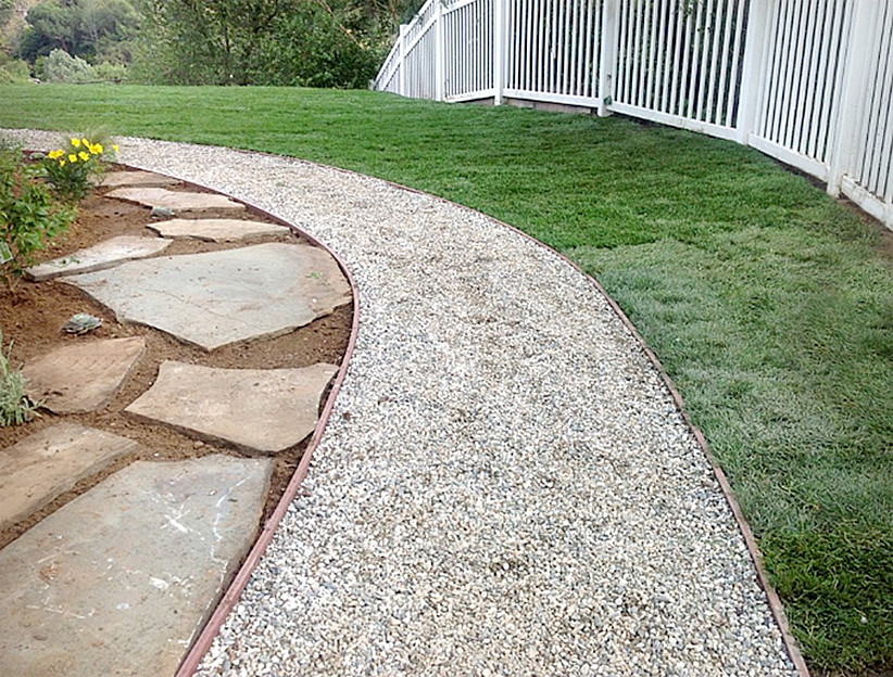 Sod & Drought tolerant design - Contemporary - Garden - Los Angeles ...