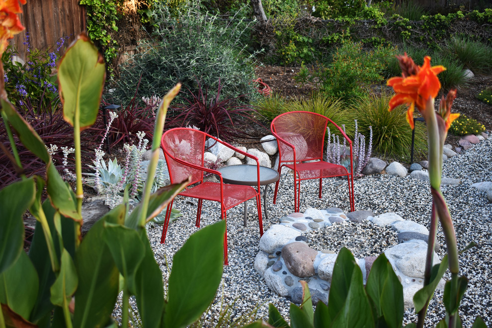 Solana Beach Modern Eclectic Landscape Redesign - Beach Style ...