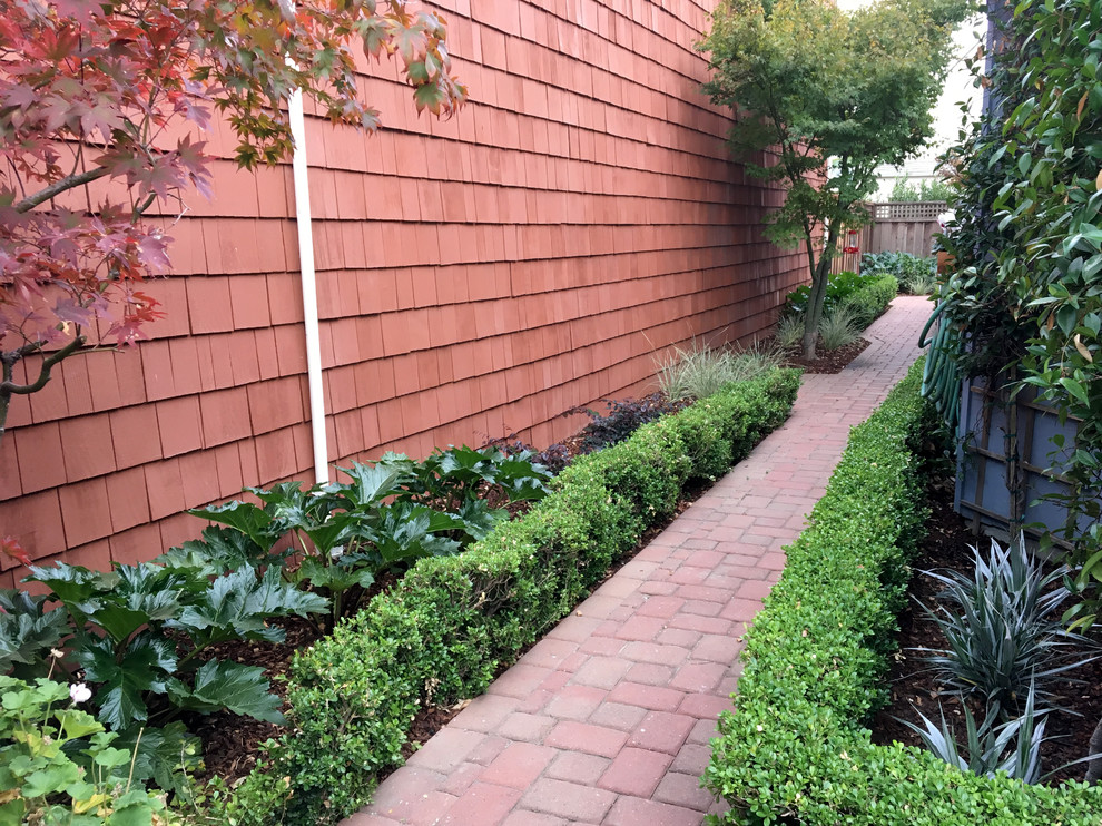 Sophisticated Courtyard Garden - Transitional - Landscape - San ...