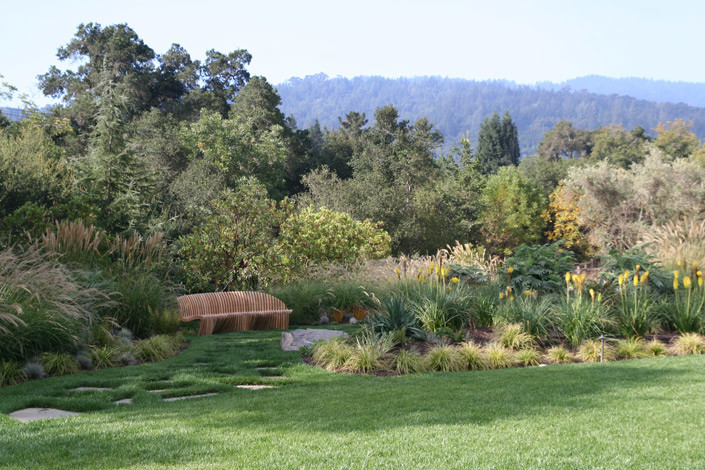 South African Style in Woodside - Mediterranean - Landscape - San ...