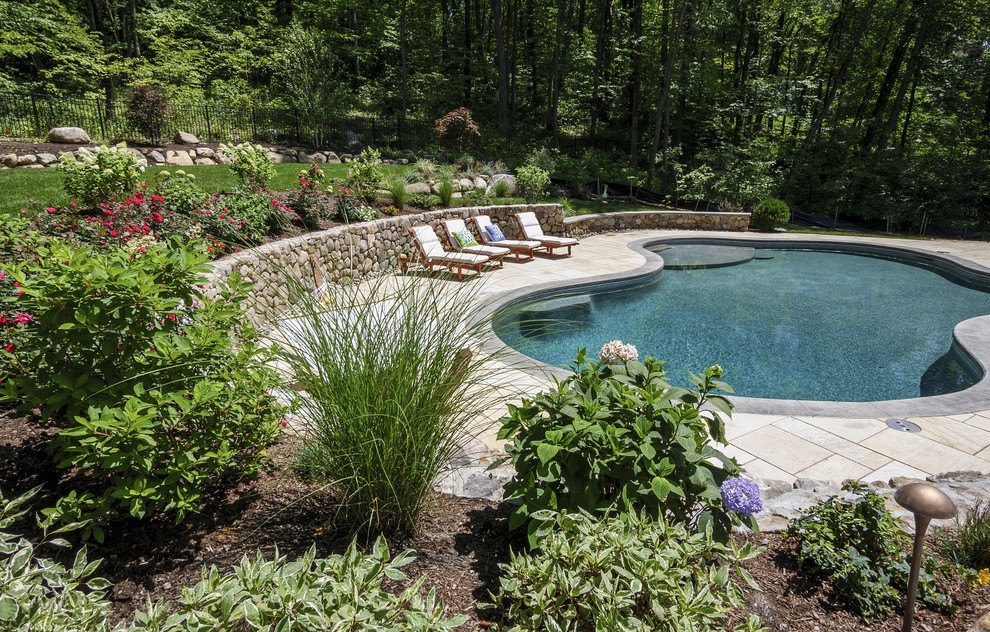Southboro pool oasis - Contemporary - Landscape - Boston - by Redmond ...