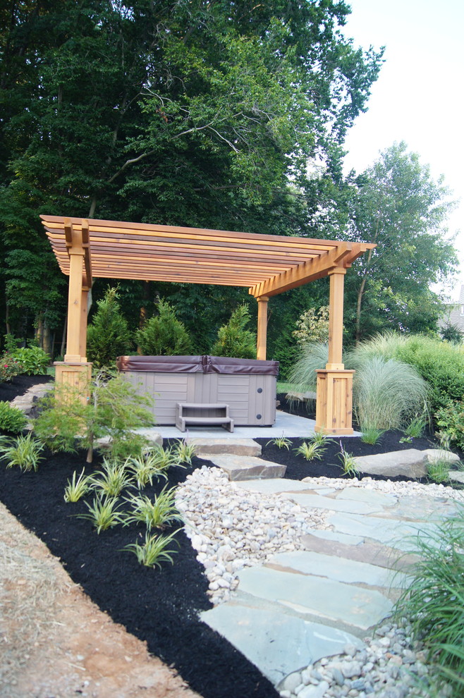 Spa & Pergola Project - Traditional - Landscape - Philadelphia - by ...