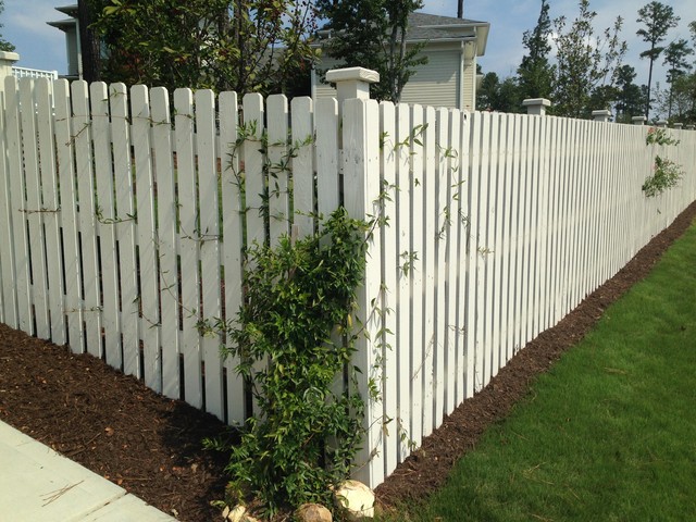 Space Picket/Semi Private - Traditional - Garden - Raleigh - by ...