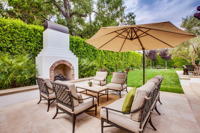 Spanish Colonial Revival Makeover - New Seating Area & Fireplace ...