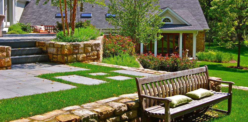 Spec home goes custom - Eclectic - Landscape - New York - by ...