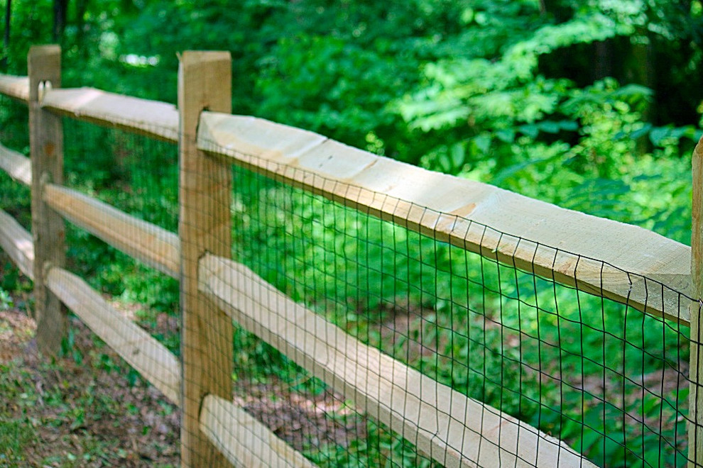 Split Rail with Wire Fence - Rustic - Landscape - DC Metro - by User ...