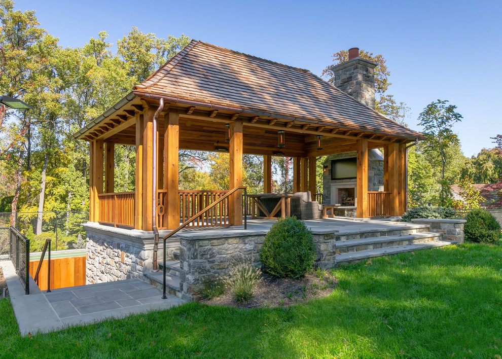 Sports Court Pavilion - Traditional - Landscape - Philadelphia - by ...