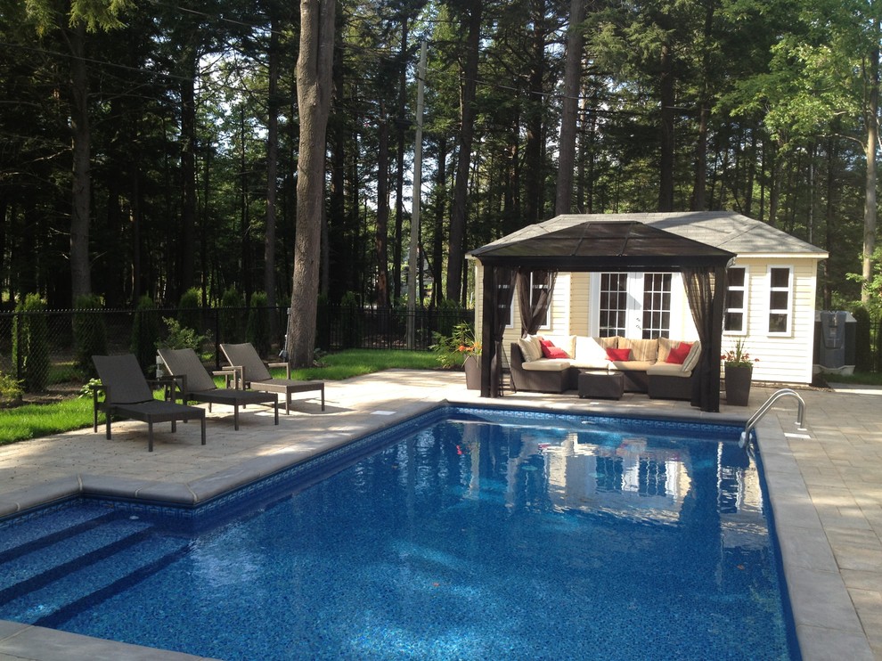 St-Lazare by the pool! - Pool - Montreal - by Paysagement J.S. Lavoie ...