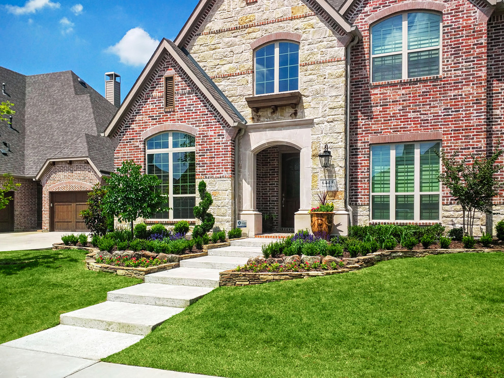 Stacked Flagstone Landscape Modern Landscape Dallas By Bella