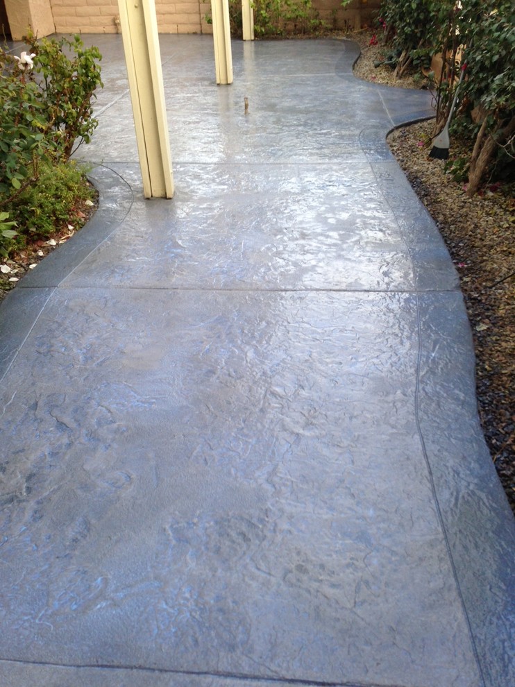 Stamped Concrete and Overlays - Traditional - Landscape - Orange County ...