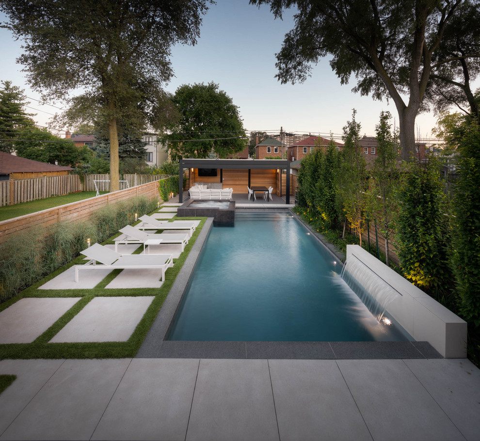 Stepping Stone Pool Deck - Contemporary - Landscape - Toronto - by ...