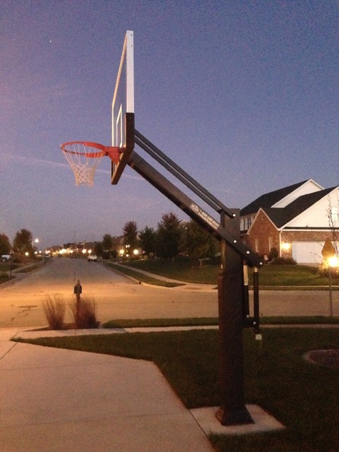 Steve R's Pro Dunk Platinum Basketball System on a 42x46 in Morton, IL ...