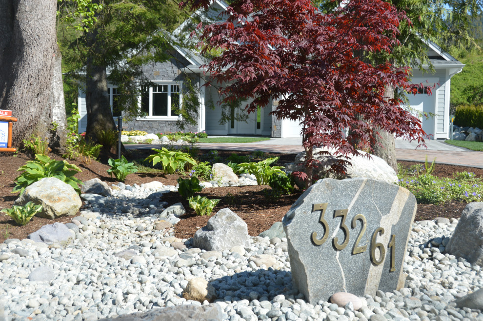 Stone Address Rocks - Modern - Landscape - Vancouver - by Ranchers by ...