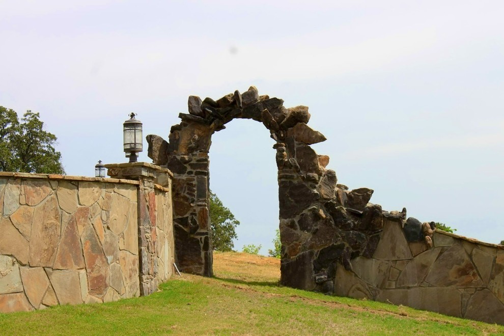 Stone Arch - Traditional - Landscape - Dallas - by Bellinger Design ...