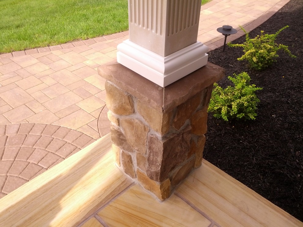 Stone Front Landing - Traditional - Landscape - New York - by Steve's ...