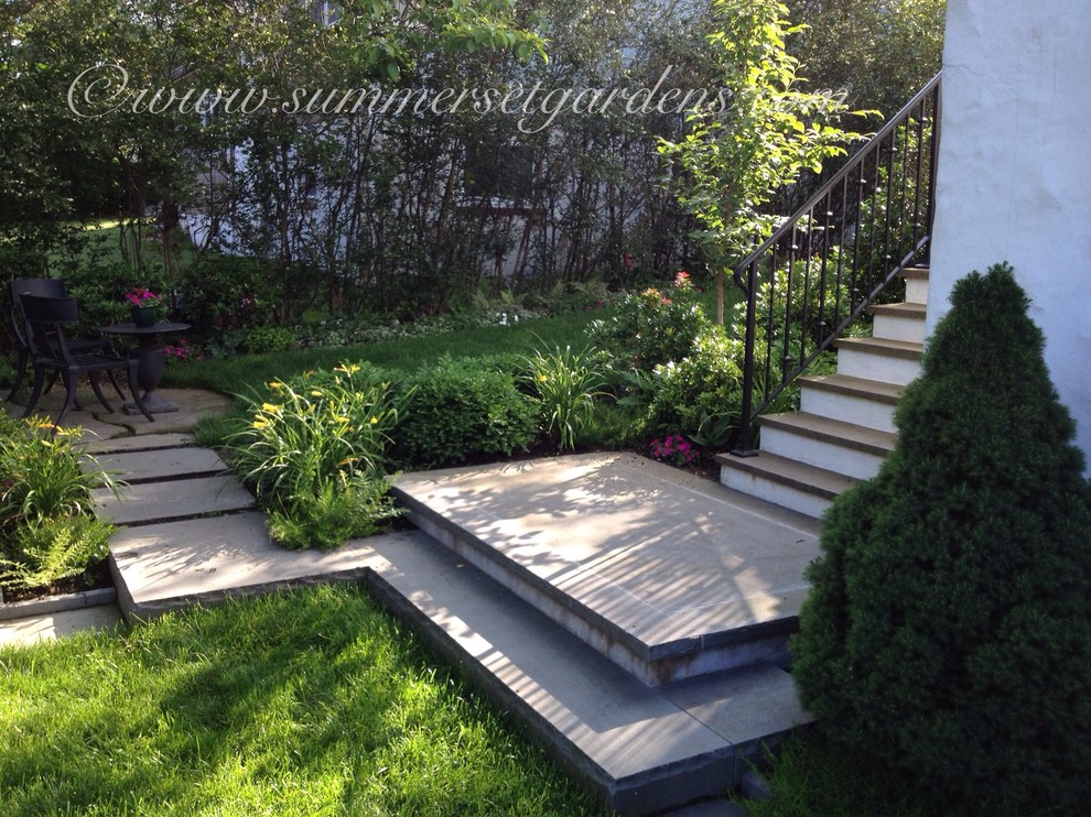 Stone Landing & Garden - Traditional - Landscape - New York - by User ...