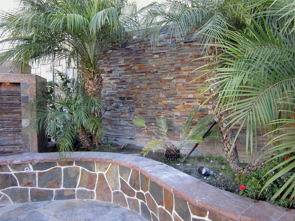 Stone Ledger Exterior Landscaping - Transitional - Garden - Dallas - by ...