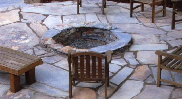 Stone,pavers, and concrete - Rustic - Patio - Seattle - by J & R ...