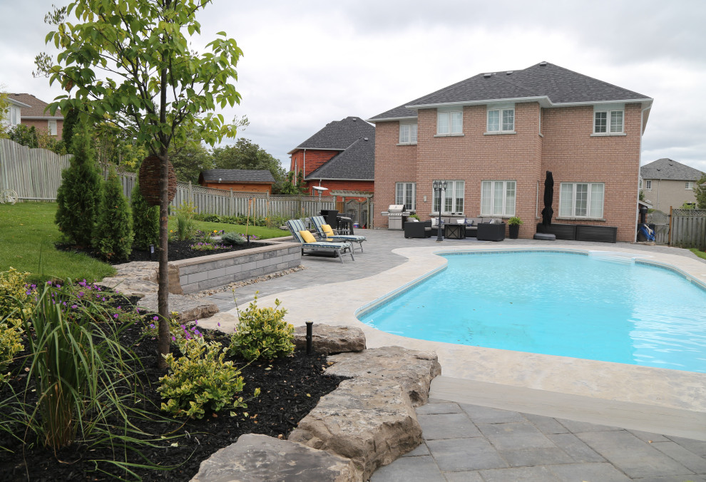 Stone Poolscape - Landscape - Toronto - by MPS Property Services Ltd ...