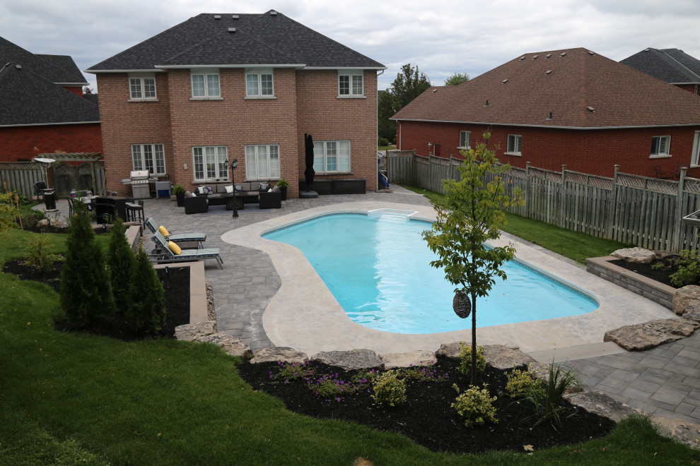 Stone Poolscape - Landscape - Toronto - by MPS Property Services Ltd ...