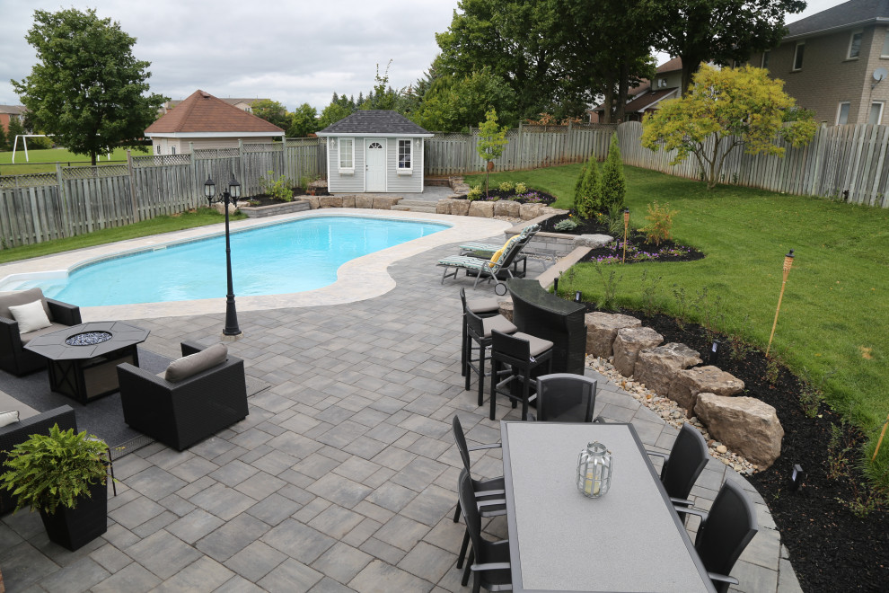 Stone Poolscape - Landscape - Toronto - by MPS Property Services Ltd ...