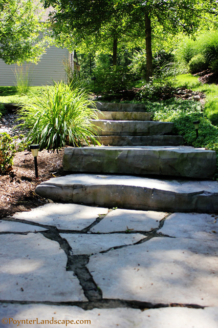 Stone Steps & Flagstone - Classique - Jardin - St. Louis - par Poynter ...