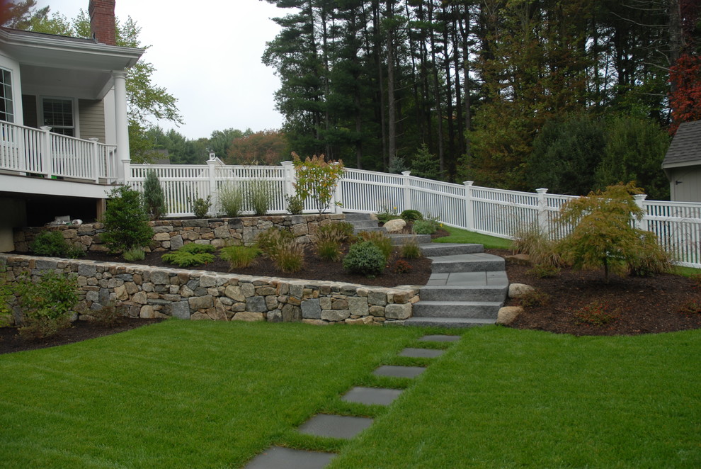Stone Steps & Landings - Traditional - Landscape - Boston - by Seoane ...