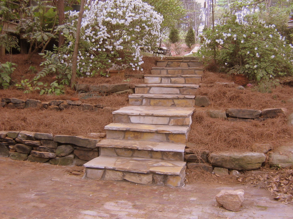 Stone Steps - Traditional - Landscape - Atlanta - by Stone Master of ...