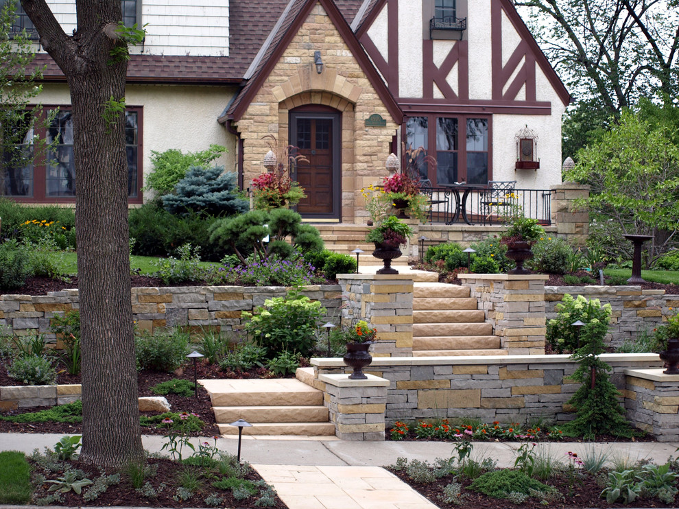 Stone Terraced Gardens - Traditional - Landscape - Minneapolis - by ...