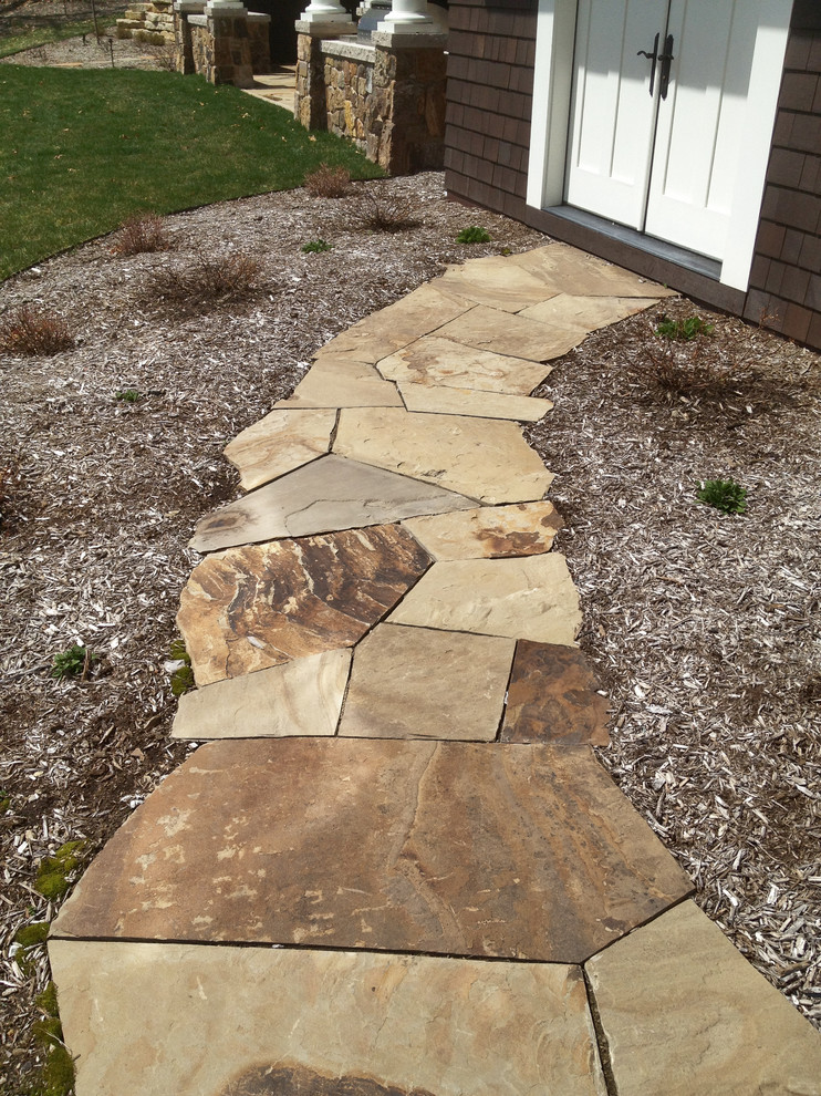 Stone used for outdoor living areas - Traditional - Landscape - Other ...