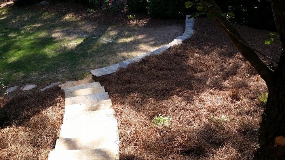 Stone Wall & Steps - Landscape - Atlanta - by Crescent Ridge Landscapes ...