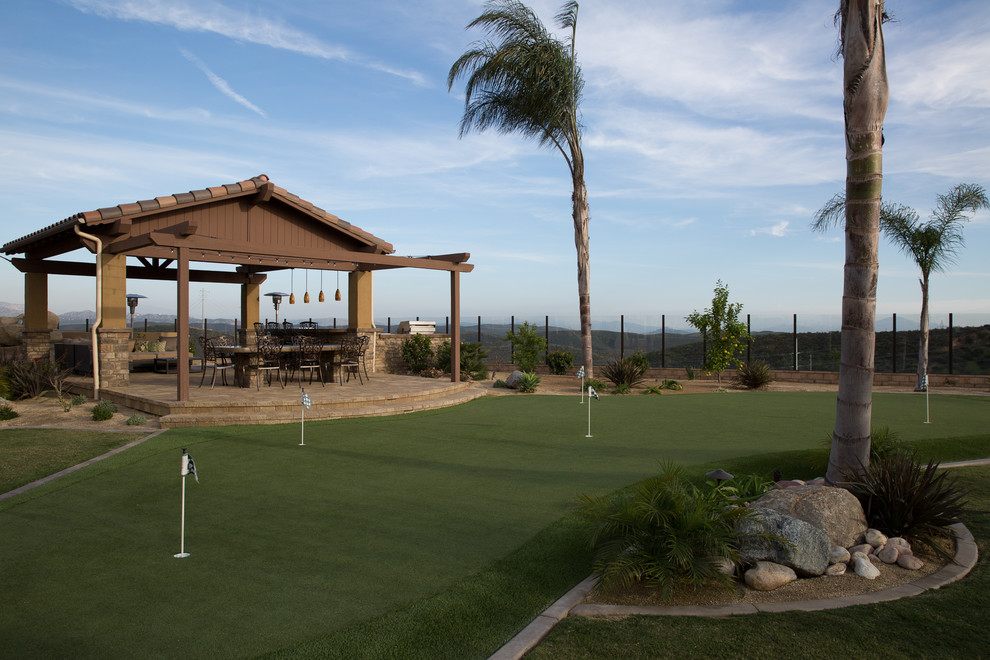 Stonebridge Estates-Backyard for Entertaining and Family Fun - Modern ...