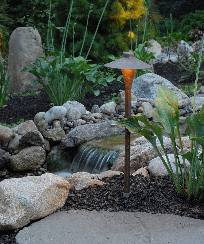 Stream & Pond Terrace - Traditional - Landscape - Boston - by Andover ...