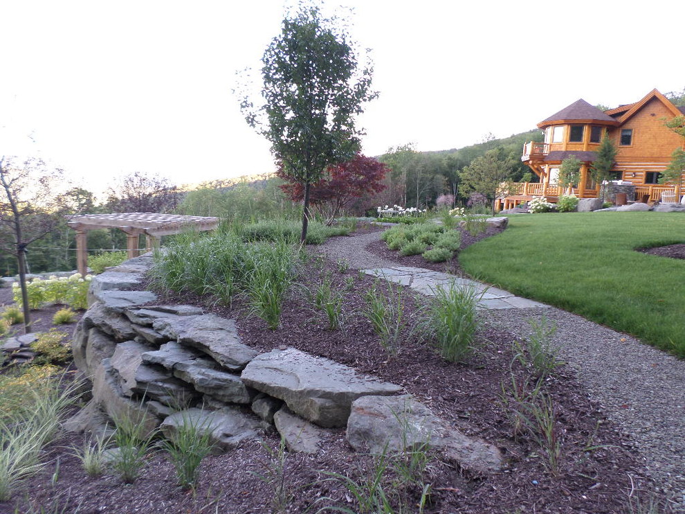 Stroll Garden from the Far Side - Rustic - Landscape - New York - by ...