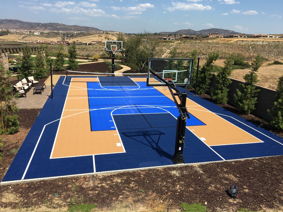 Stunning Backyard HOME COURT - Built By SNAPSPORTS - Landscape - San ...