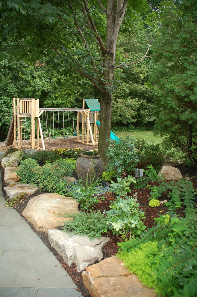 Suburban Garden - Eclectic - Landscape - Philadelphia - by Evolution ...
