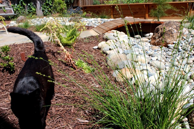 Super Sunny Multi-use Backyard - Rustic - Garden - by Woodling ...