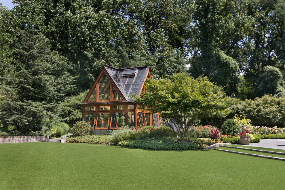 Surrounded by elegant landscaping - Contemporary - Landscape - DC Metro ...