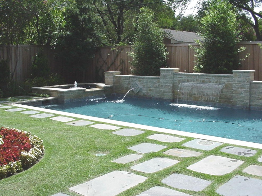 Swimming Pools and Water Features - Traditional - Landscape - Dallas ...