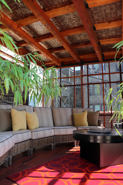Tea House - Large Roof Terrace - Contemporáneo - Jardín - Chicago - de ...