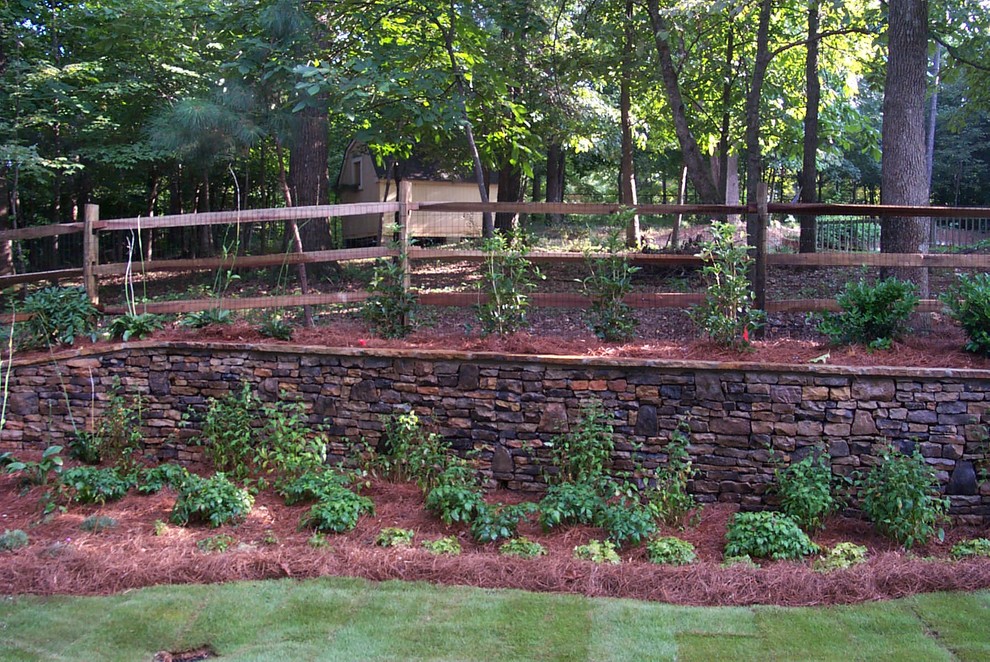 Terraced stone walls - Traditional - Landscape - Atlanta - by Legacy ...