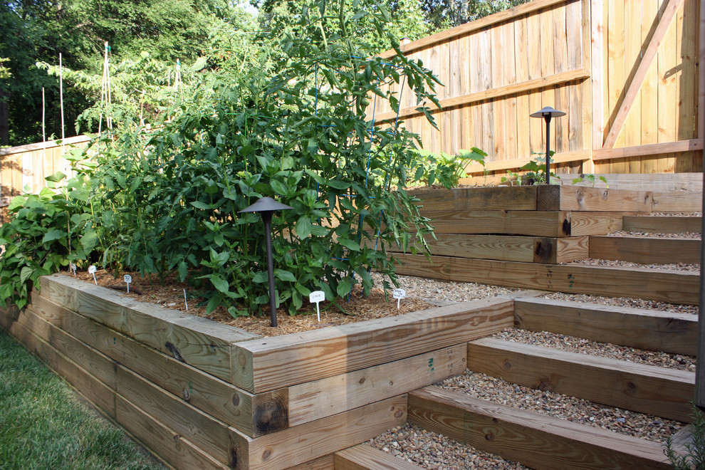 Terraced vegetable garden - Traditional - Landscape - Atlanta - by ...