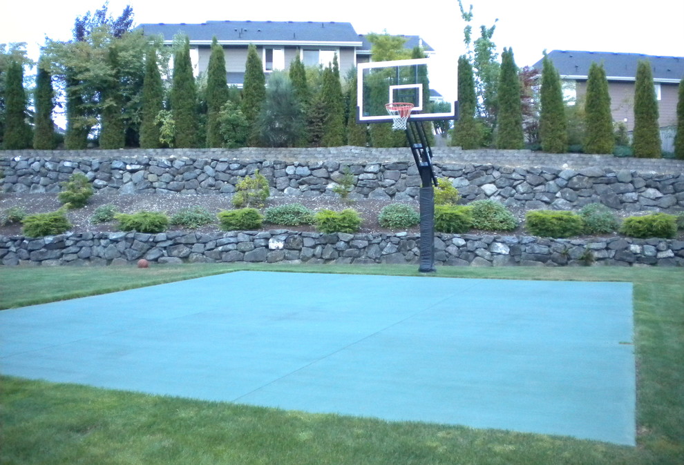 Terry P's Pro Dunk Platinum Basketball System on a 24x25 in Puyallup ...