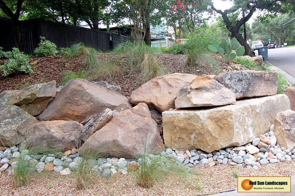 Texas Hill Country meets Modern - Rustic - Landscape - by Red Sun ...