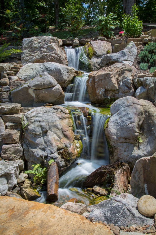 The Wells' Pondless Waterfall Project - Asian - Landscape - Other - by ...
