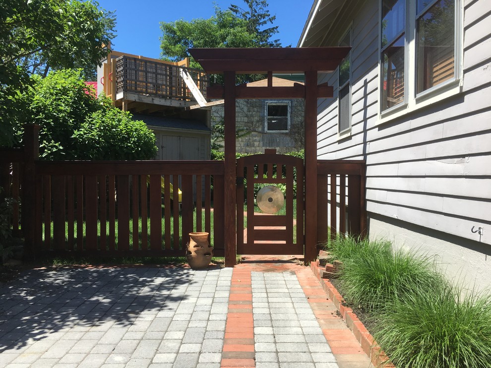 Torii Gate and Fence - Completed Project - Asian - Landscape - Portland ...
