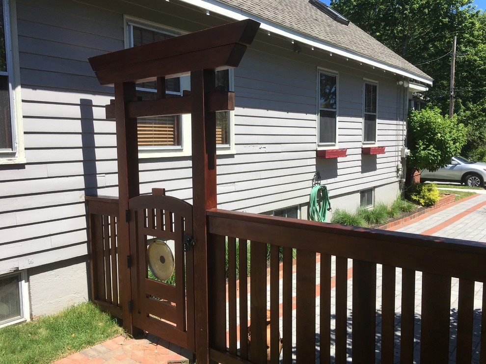 Torii Gate and Fence - Completed Project - Asian - Landscape - Portland ...